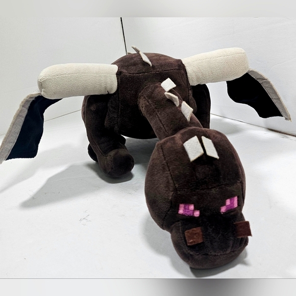 Minecraft | Toys | Mojang Jinx Minecraft Black Ender Dragon Rare Large ...